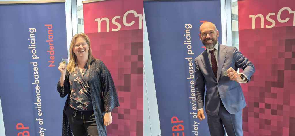 EBP Trailblazer Coin uitgereikt aan Vana Hutter en Stijn Ruiter